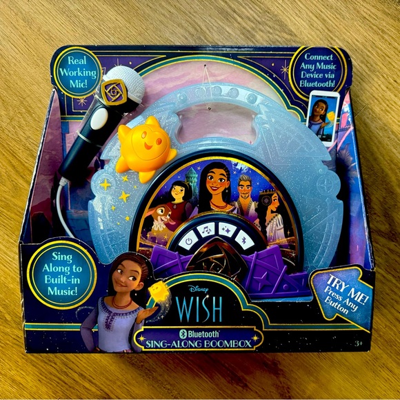 Disney | Toys | Disneys Wish Singalong Boombox | Poshmark
